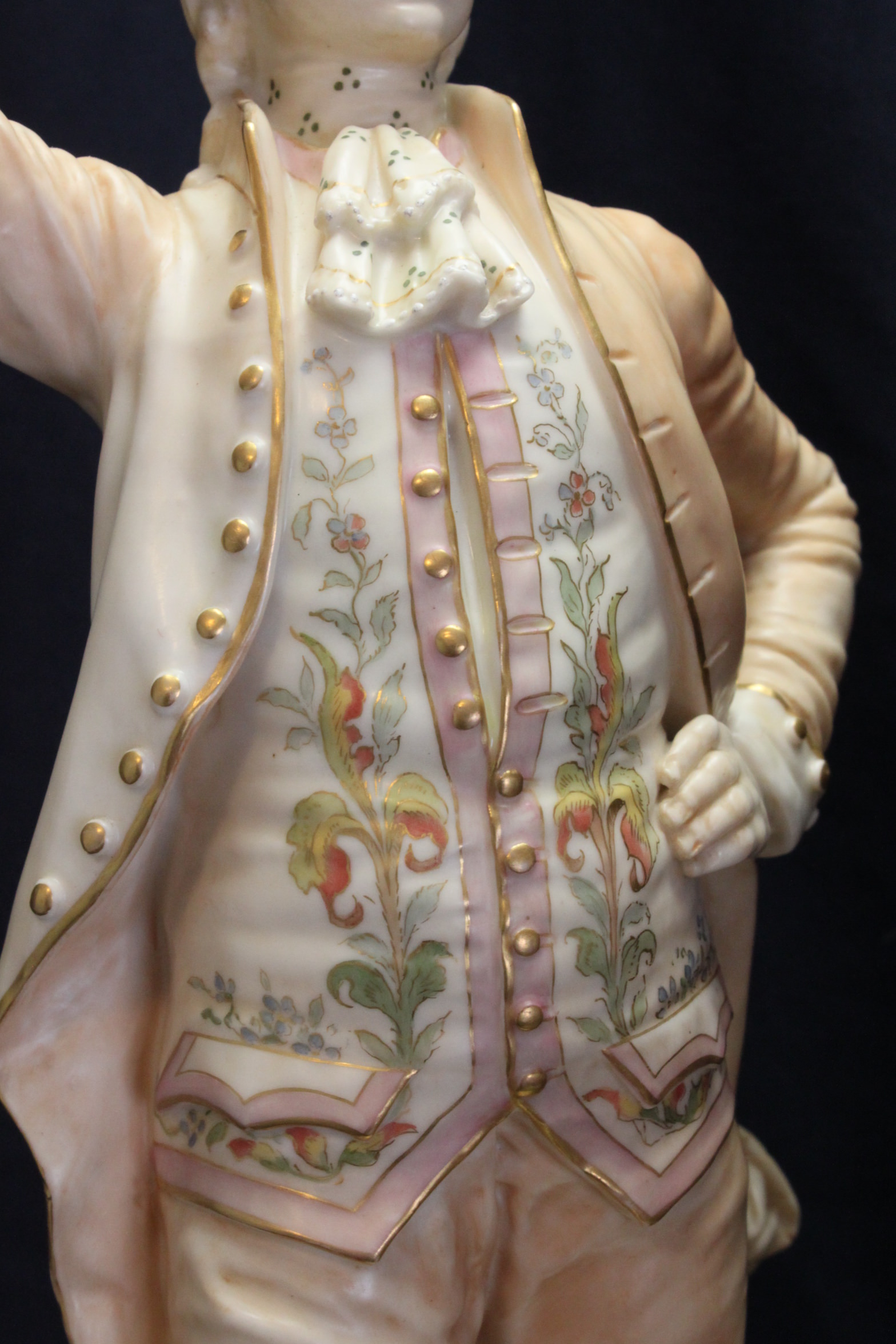 Royal Worcester figurines “The health of the King” – China Rose Antiques