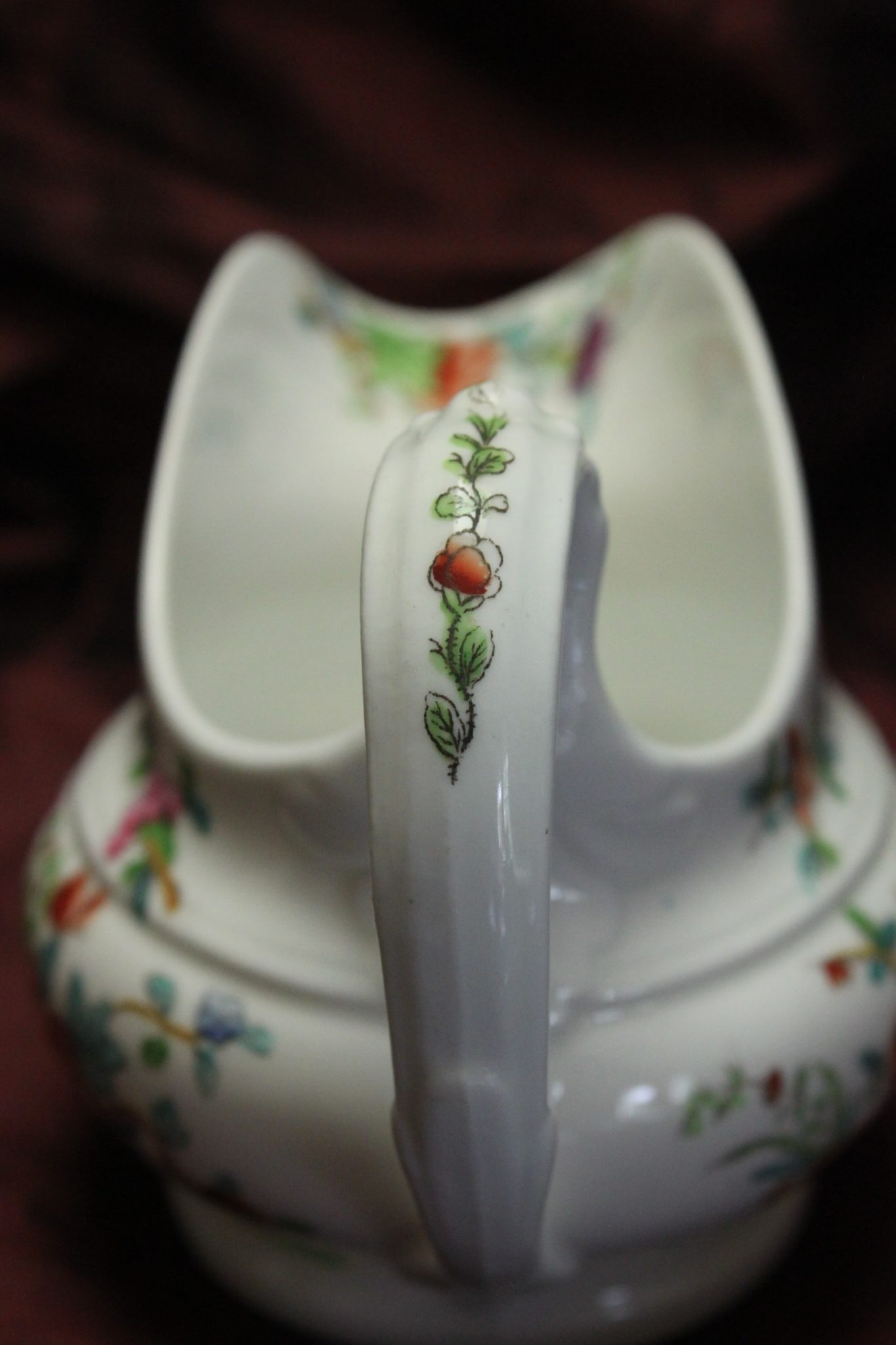 Ridgway hand coloured porcelain milk jug pattern 2/818 – China Rose ...