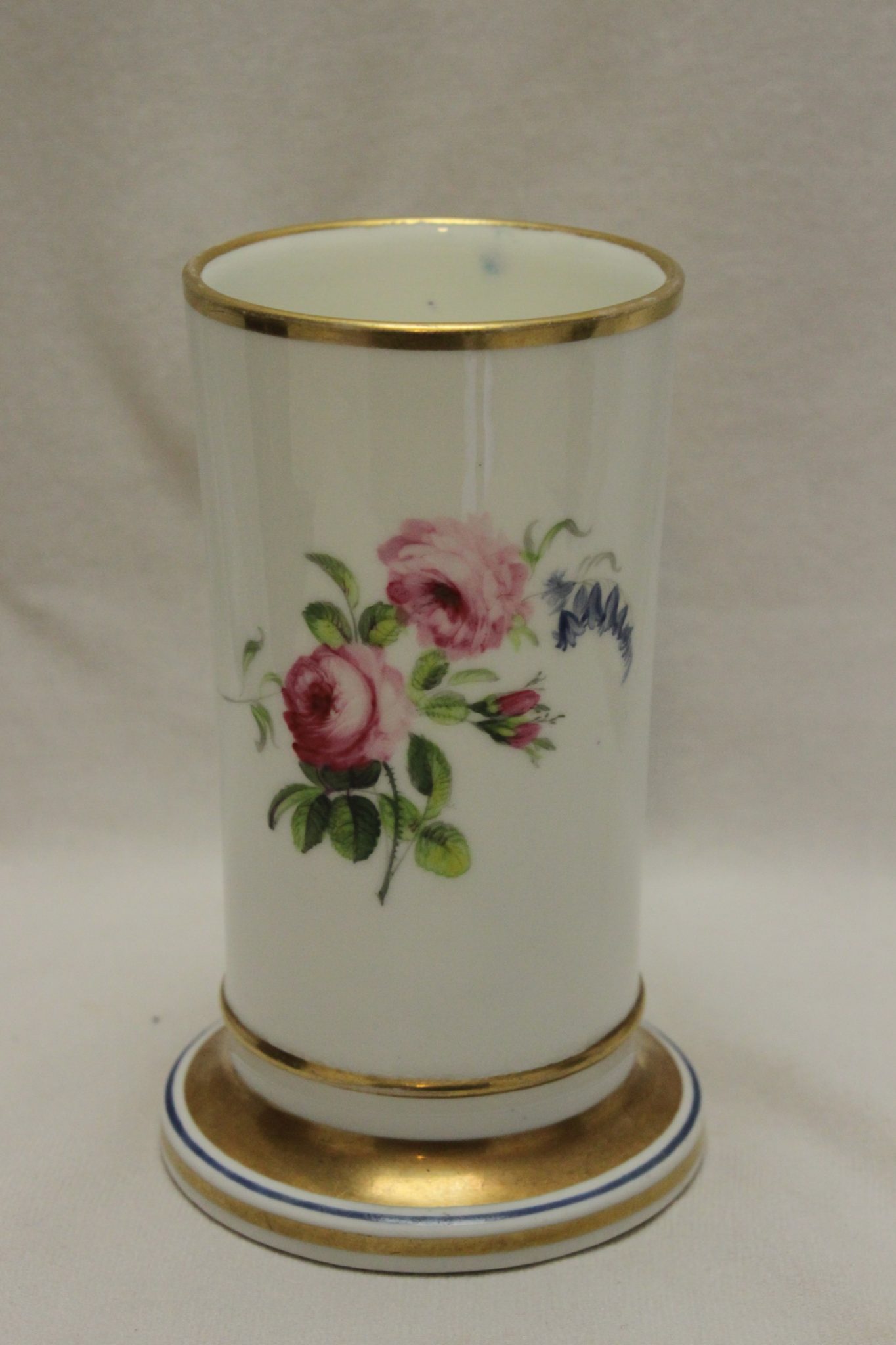Hand painted porcelain spill vase, possibly Rockingham – China Rose ...