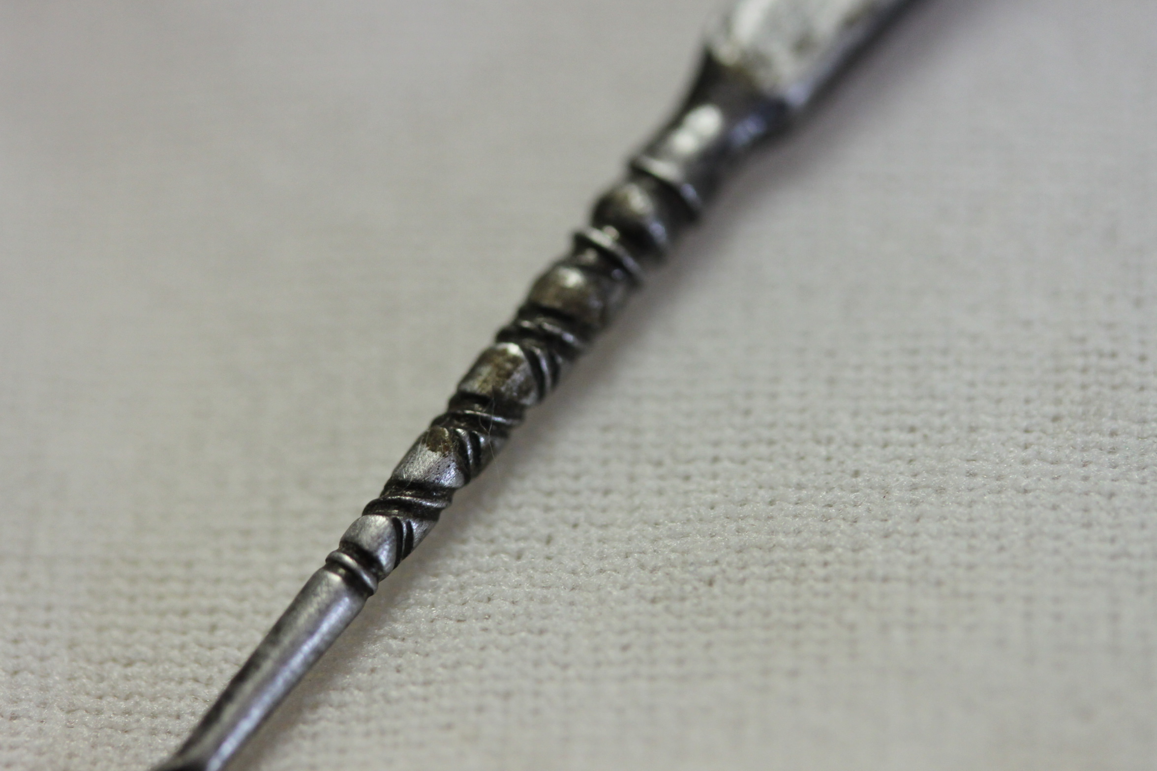 Steel ear spoon and tweezers – China Rose Antiques