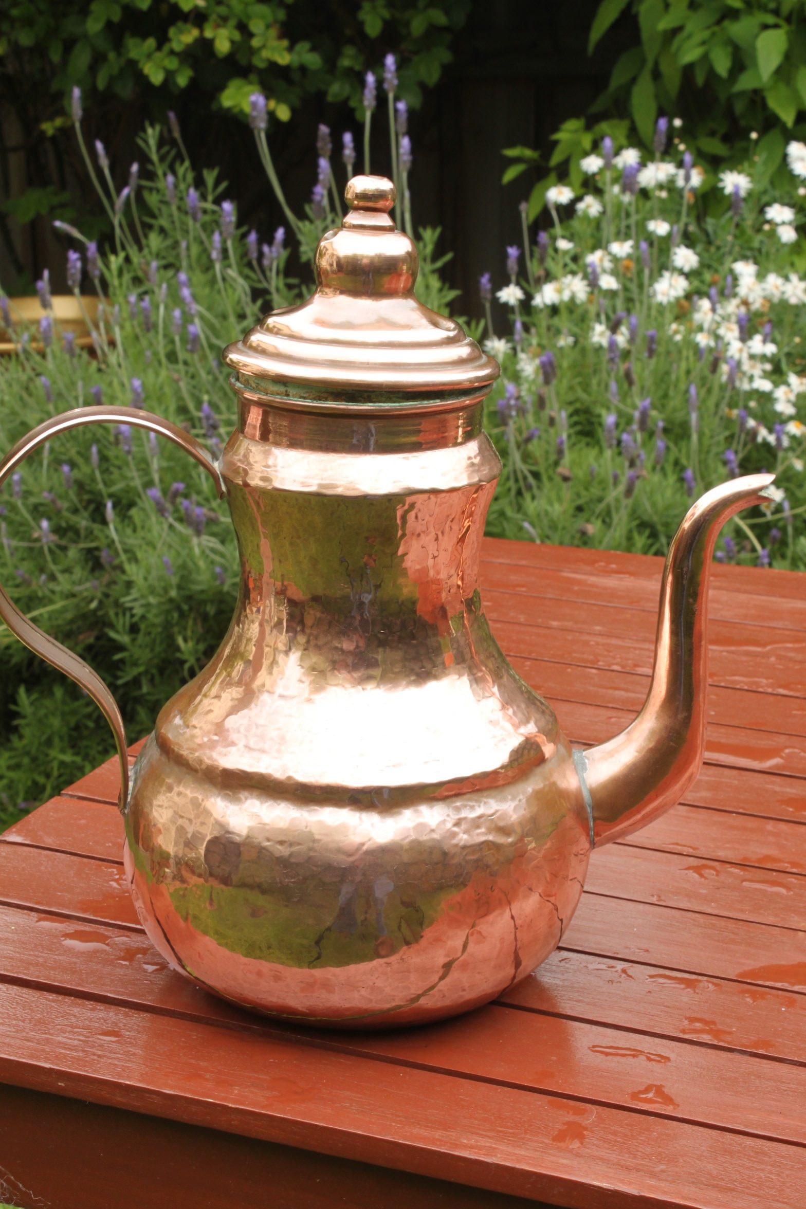 Old copper coffee pot – China Rose Antiques