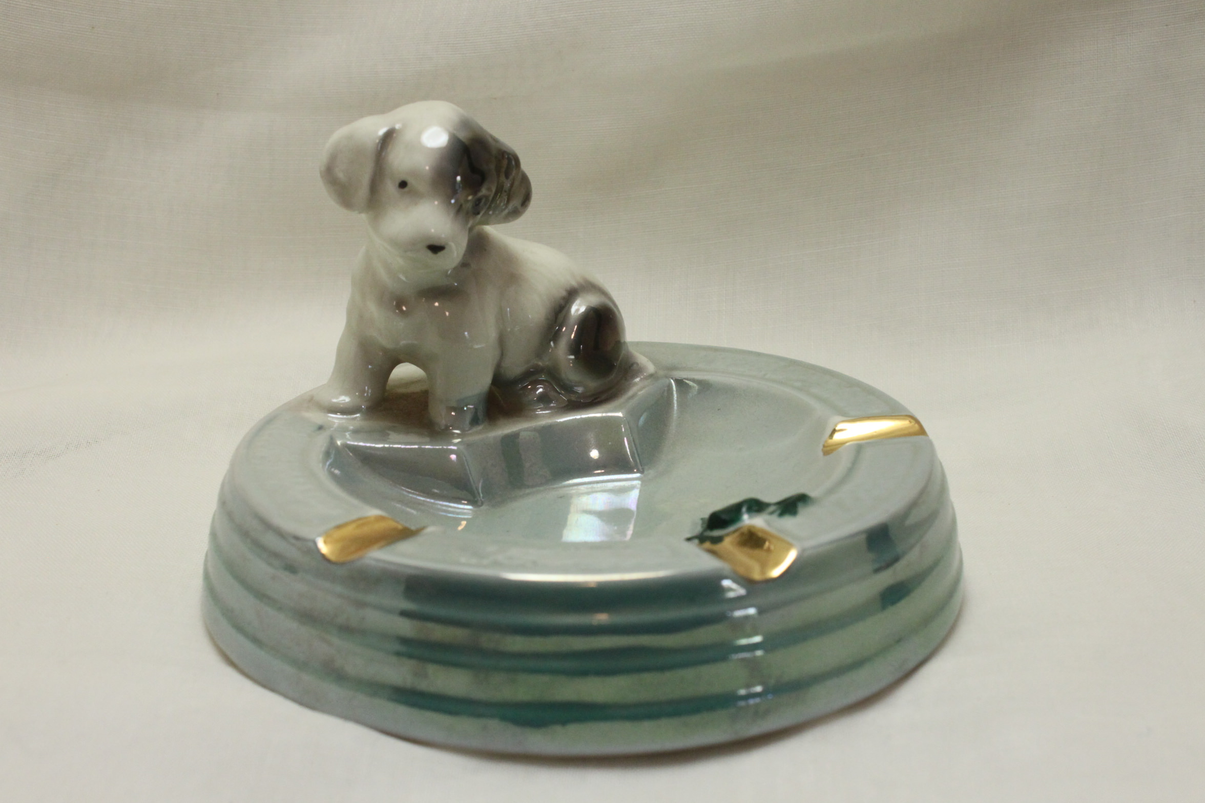 Wembley Ware dog and frog ashtray – China Rose Antiques