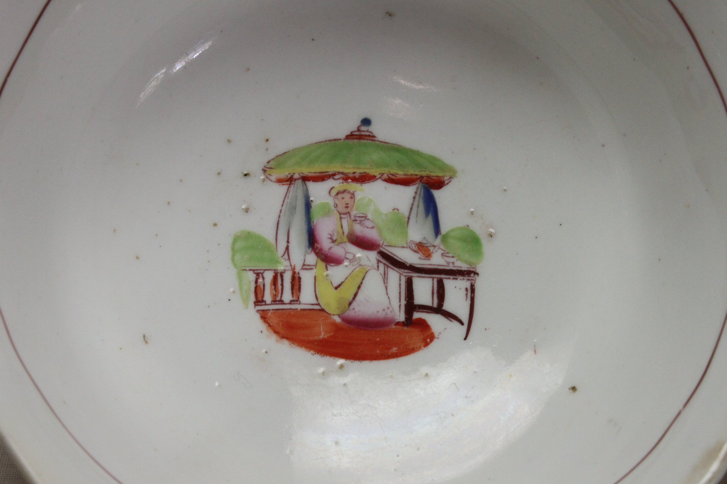 Hilditch porcelain slop bowl Garden Tea Party pattern – China Rose Antiques